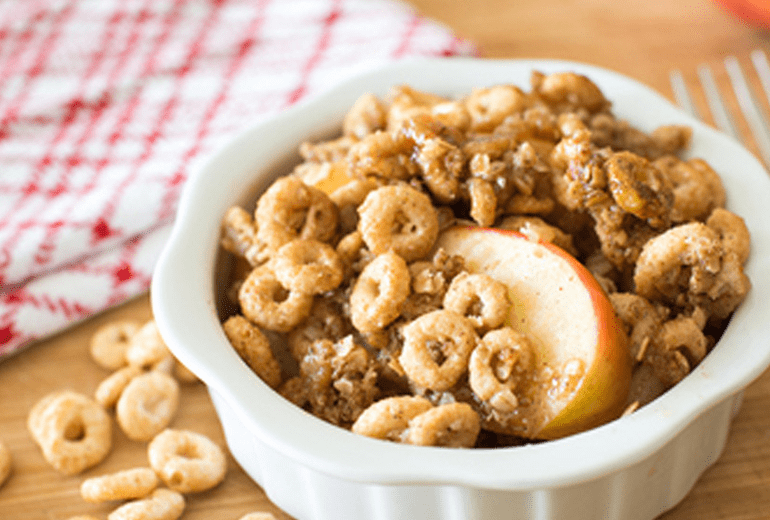 Gluten Free Apple Cinnamon Crisp | Snack Recipes | Cheerios