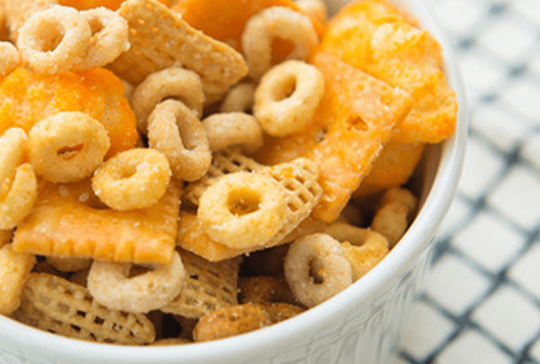 Cheerios Cheesy Snack Mix | Snack Recipes | Cheerios